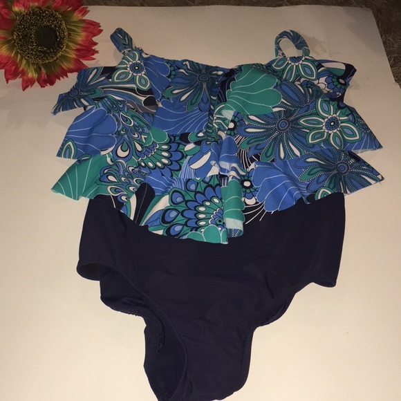 Swim | Ruffled At Top Bathing Suit | Poshmark